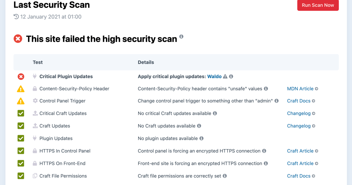 Sherlock – Security scanner and monitor to keep your site secure.